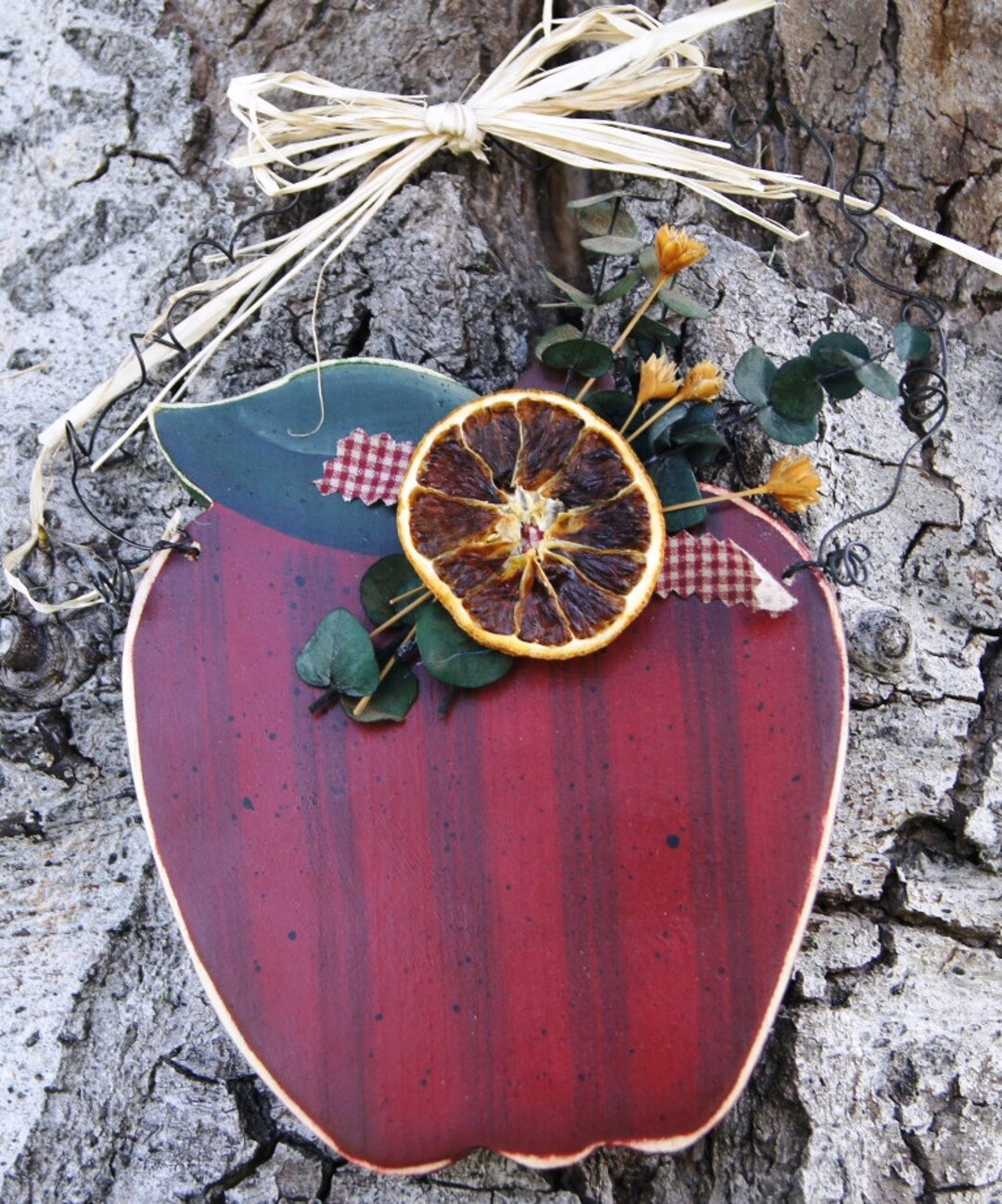 Apple Home Decoration- Fall Wood Decoration Sign - Wall or Door Hanging ...