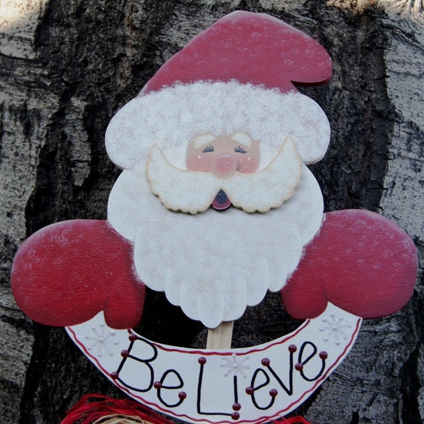 Wooden Santa Yard Sign - Etsy