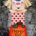 Fall or Thanksgiving Scarecrow Door or Wall Hanger - Wood Welcome Sign ...