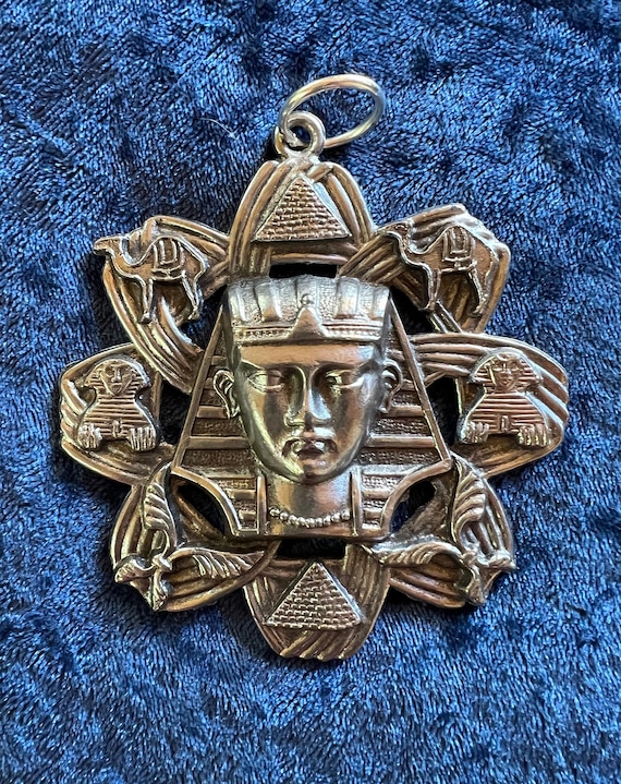 Epic Vintage 70’s Egyptian King Tut -Pyramids -Amulet… - Gem