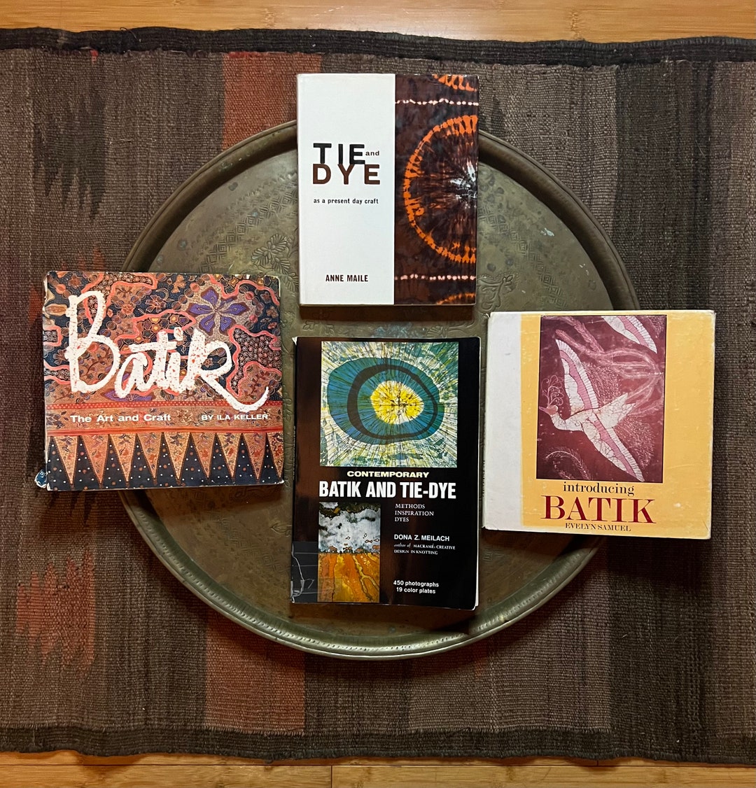 Vintage Collection-4 X Books of DIY Tie-dye, Batik, - Etsy