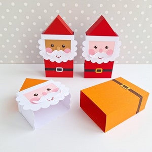 Santa Treat Box/father Christmas Gift Box/ Advent Calendar Boxes ...