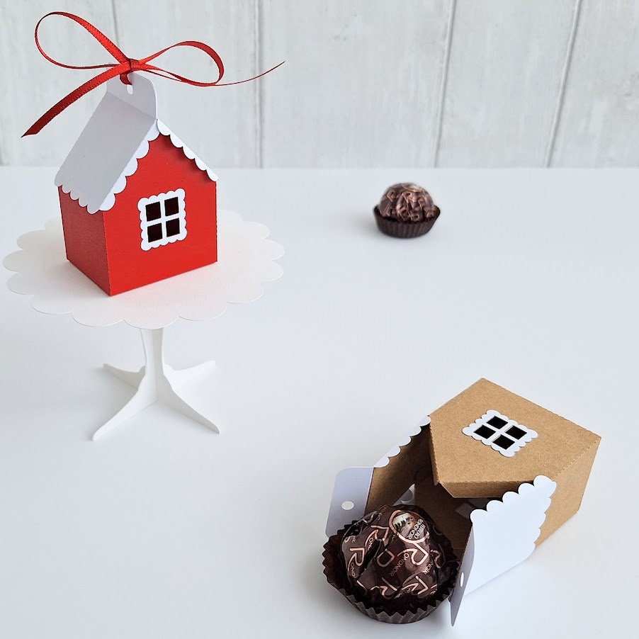 Advent Calendar Boxes /ginger Bread Houses/ Treat Box / Christmas Table ...