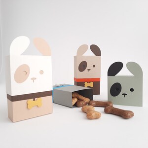 Puppy Dog Gift Box SVG: DIY Paper Treat Box - Etsy