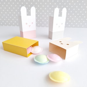 Bunny Rabbit Treat Box / Paper Container / Treat Box / Pet Gifts / DIY ...