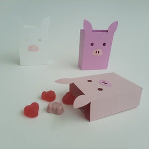 Piggy Piglet Container Gift Bag/ Baby Shower / Treat Box / Birthday ...