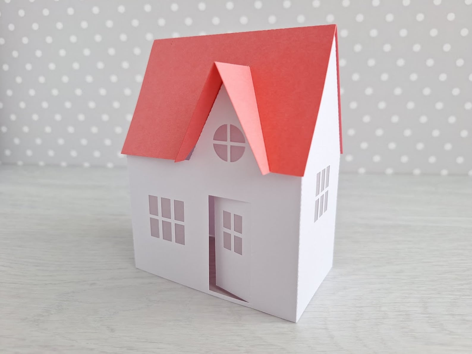 Christmas House/ DIY Tea Light/ Paper Village/ Tea Light House/ 3D Calendar/ Paper House ...