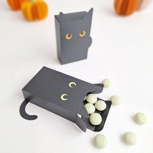 Halloween Cat Candy Box - Etsy
