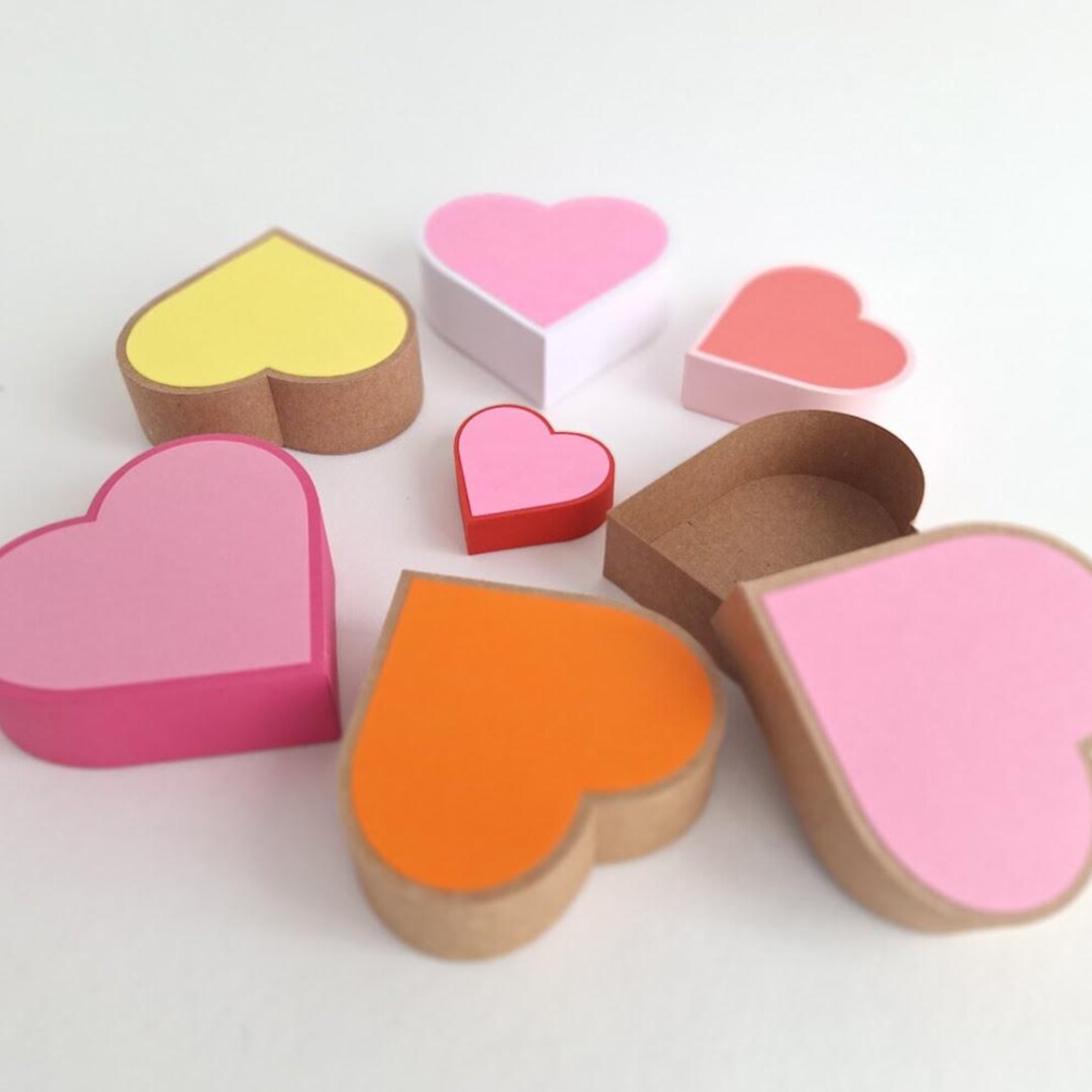 Love Heart Gift Box / Valentine's Day Gift Box/ Mother's Day / DIY 3D ...