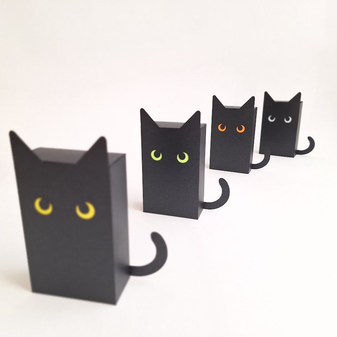 Halloween Cat Candy Box - Etsy