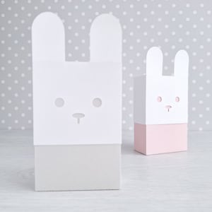 Bunny Rabbit Treat Box / Paper Container / Treat Box / Pet Gifts / DIY ...