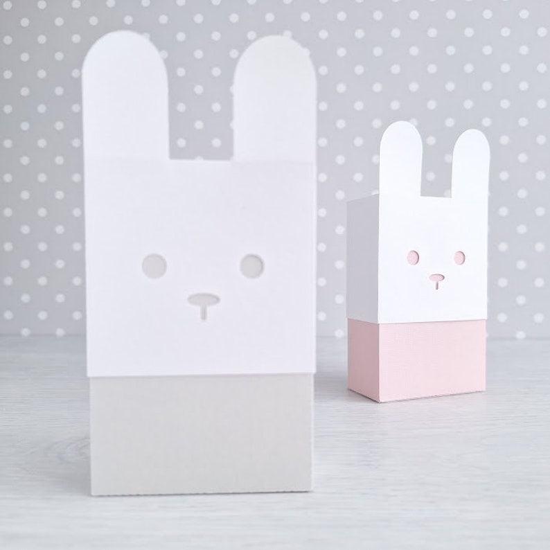 Bunny Rabbit Treat Box: DIY Paper Cut File (SVG) - Etsy