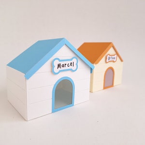 Dog House Treat Box/ Dog Kennel Favour Box / Wedding Favour / DIY Treat ...