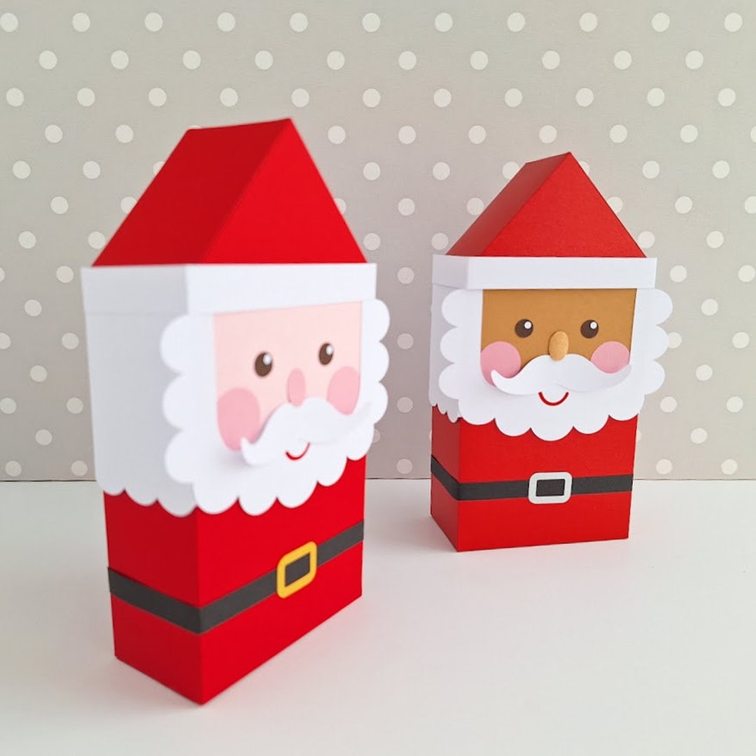 Santa Treat Box/father Christmas Gift Box/ Advent Calendar Boxes ...