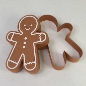 Gingerbread Man Treat Box - Etsy