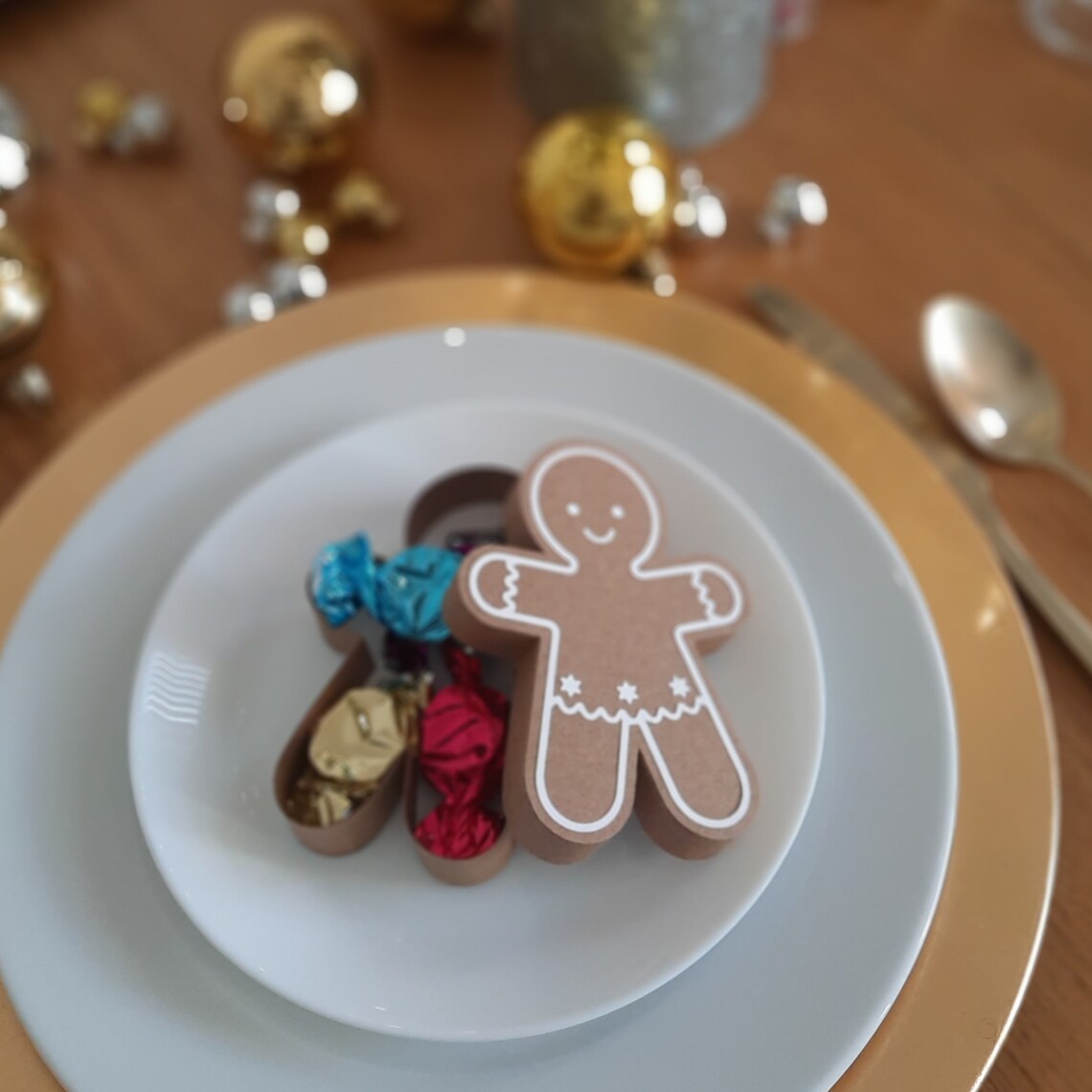 Gingerbread Woman Treat Box - Etsy