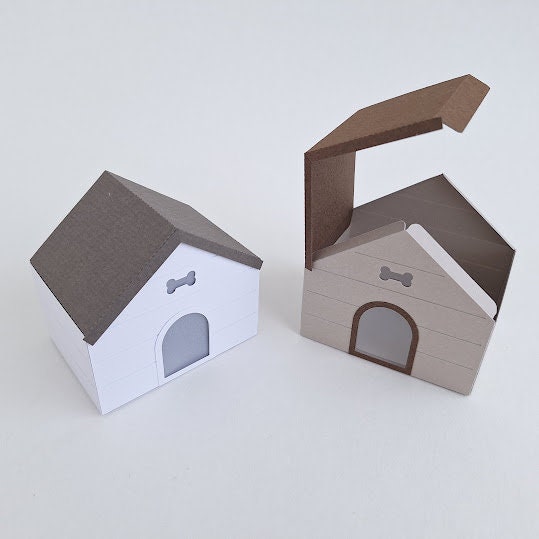 Dog House Treat Box: DIY Kennel Favor Box (SVG File) - Etsy
