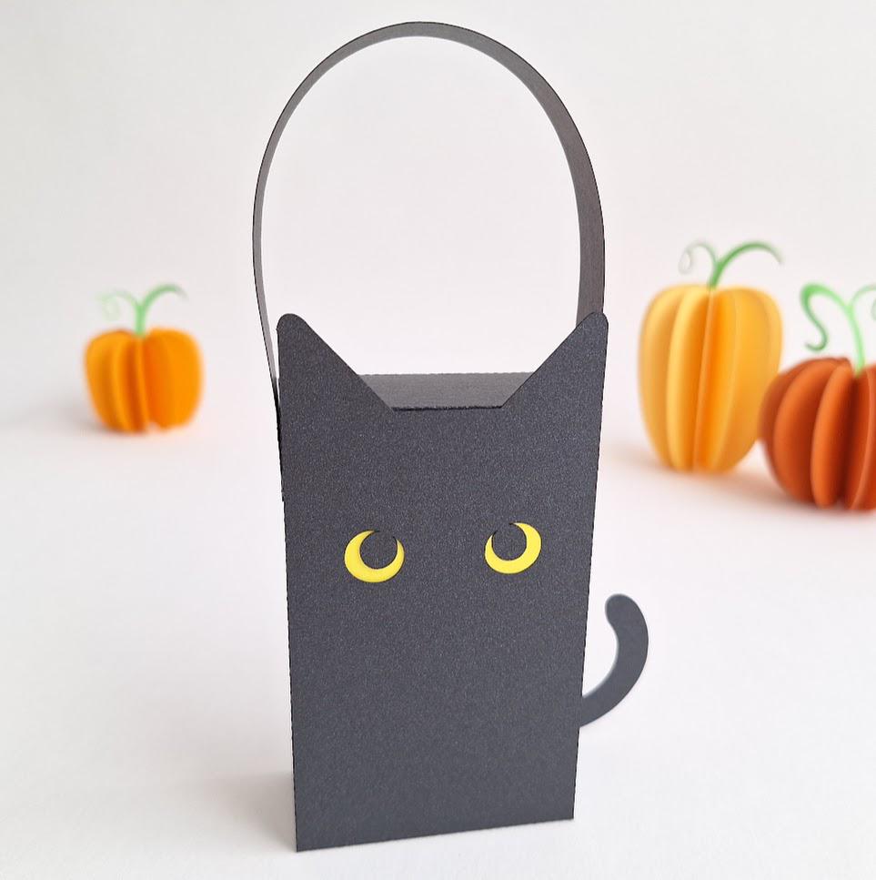Halloween Cat Candy Box - Etsy