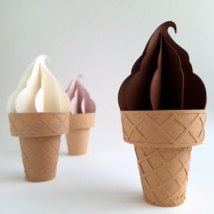 Ice Cream Cone Boxes SVG Cut File / Wedding Favour / DIY Treat Box ...