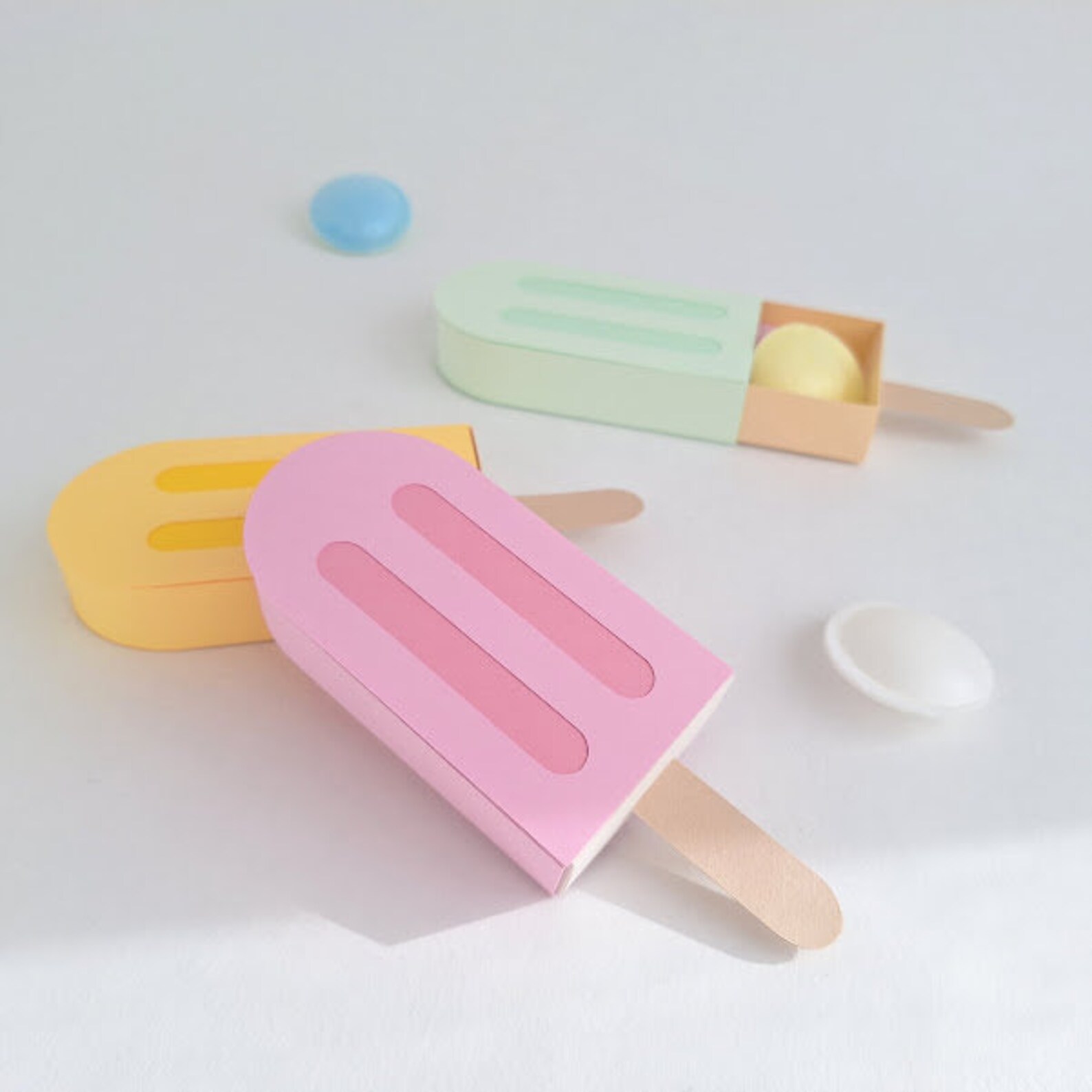 Popsicle Favor Box SVG: Ice Cream Party Decor (digital Download) - Etsy ...