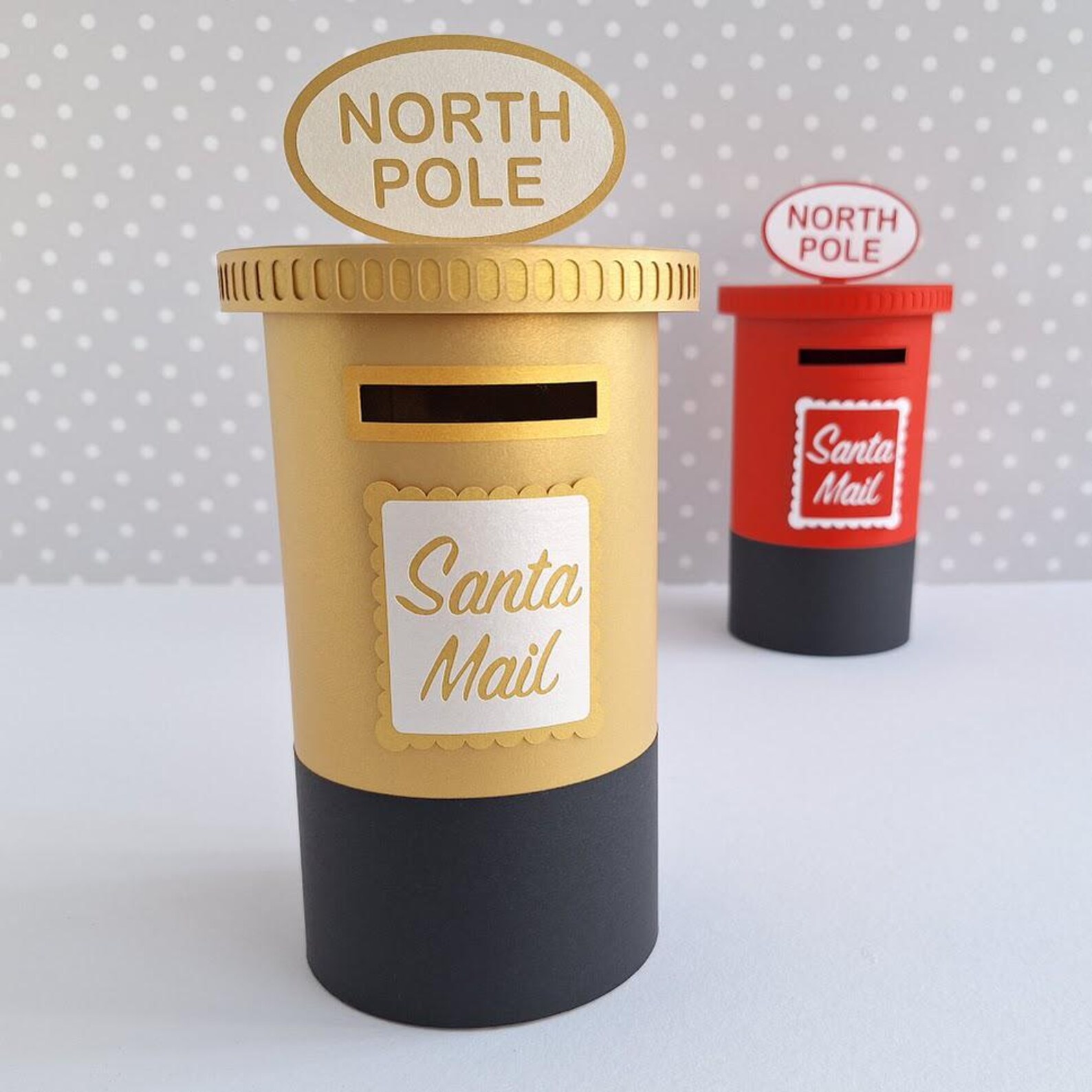 Santa Post Box SVG: DIY North Pole Letters Mailbox (digital Download ...