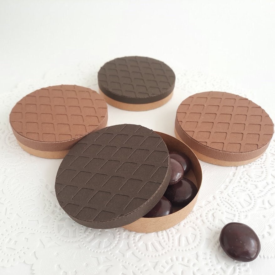 Chocolate Cookie Boxes SVG Cut File / Wedding Favour / DIY Treat Box ...