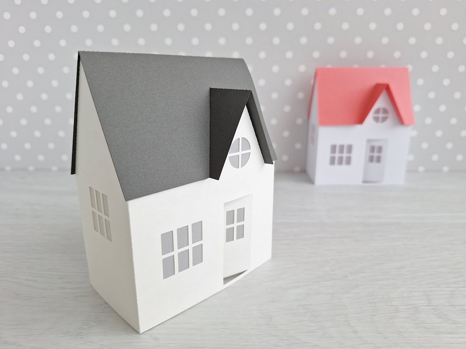 Christmas House/ DIY Tea Light/ Paper Village/ Tea Light House/ 3D ...