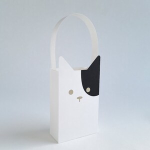 Kitty Cat Gift Bag / Party Bag / Paper Container / Treat Box / Pet ...