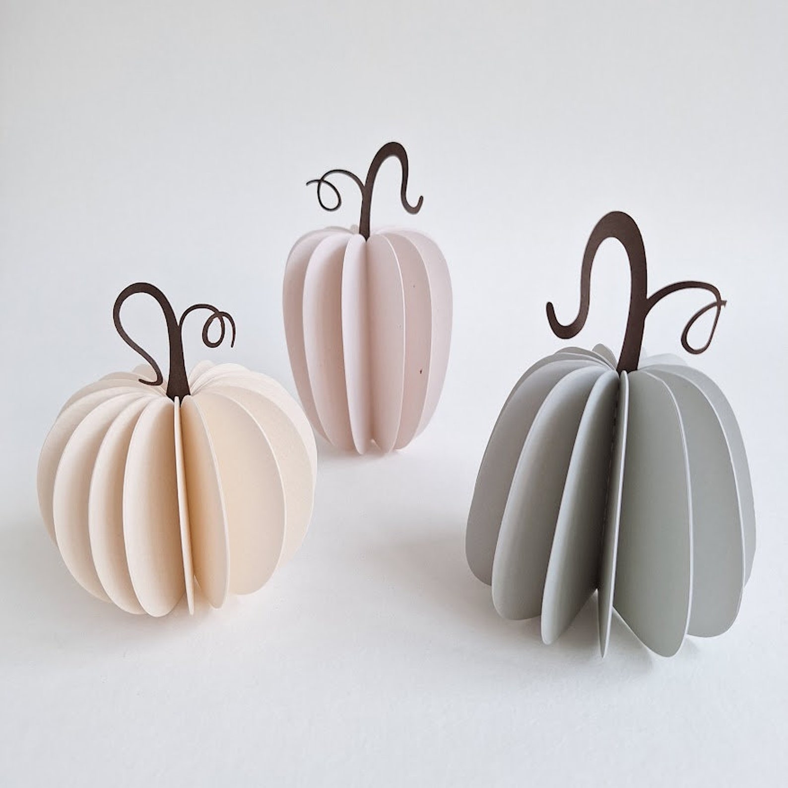 Set of 5 Halloween Pumpkins / Fall Decor / Autumn Home Decor - Etsy