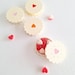 Valentine Heart Cookie/biscuit Gift Box/ Party Favour Boxes / Treat Box ...