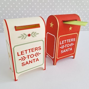 Santa Mail Box/ Letters to Santa Box/ DIY Mail Box/ Santa Post Box ...