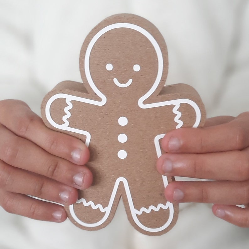 Gingerbread Man Treat Box - Etsy
