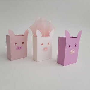 Piggy Piglet Container Gift Bag/ Baby Shower / Treat Box / Birthday ...