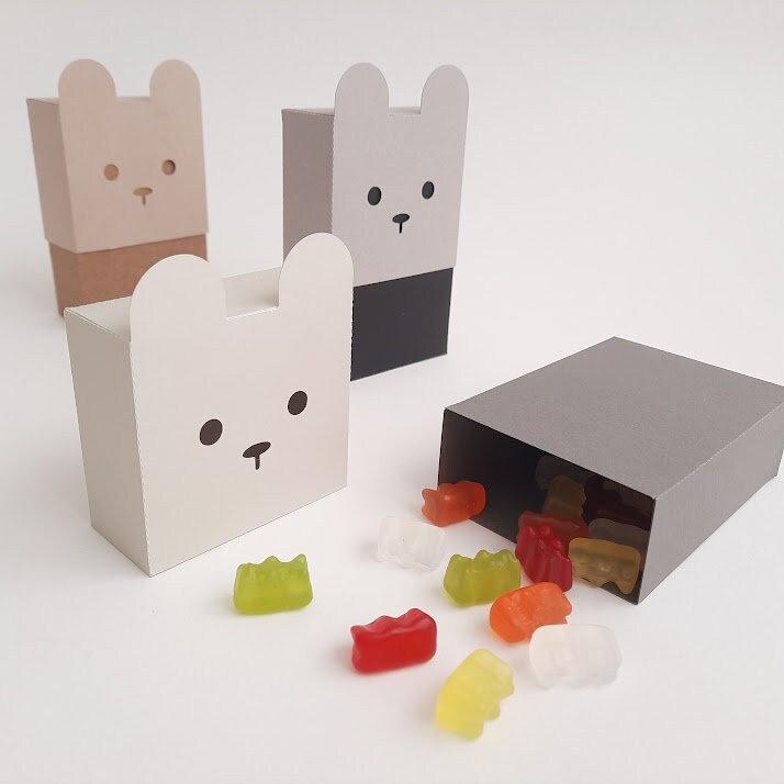 Teddy Bear Gift Box / Baby Shower / Treat Box / Birthday Gift / DIY ...