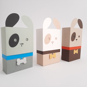 Puppy Dog Gift Box SVG: DIY Paper Treat Box - Etsy