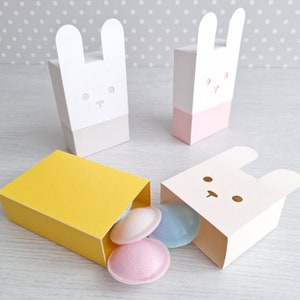 Bunny Rabbit Treat Box / Paper Container / Treat Box / Pet Gifts / DIY ...