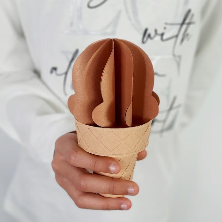 Ice Cream Cones Boxes SVG Cut File / Wedding Favour / DIY Treat Box ...