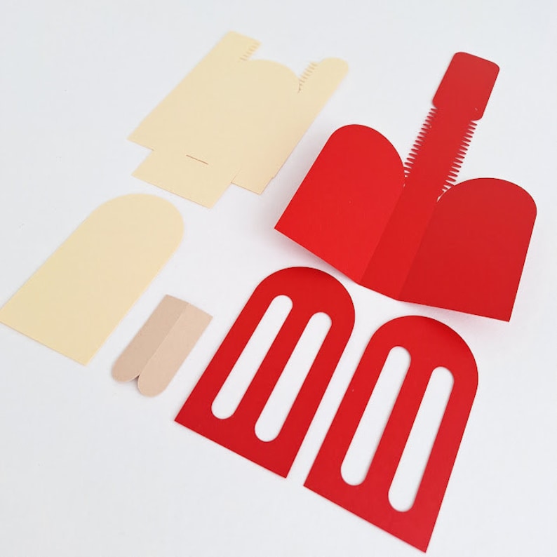 Popsicle Ice Lolly /paper Container / Ice Cream Stick / DIY Gift Box ...