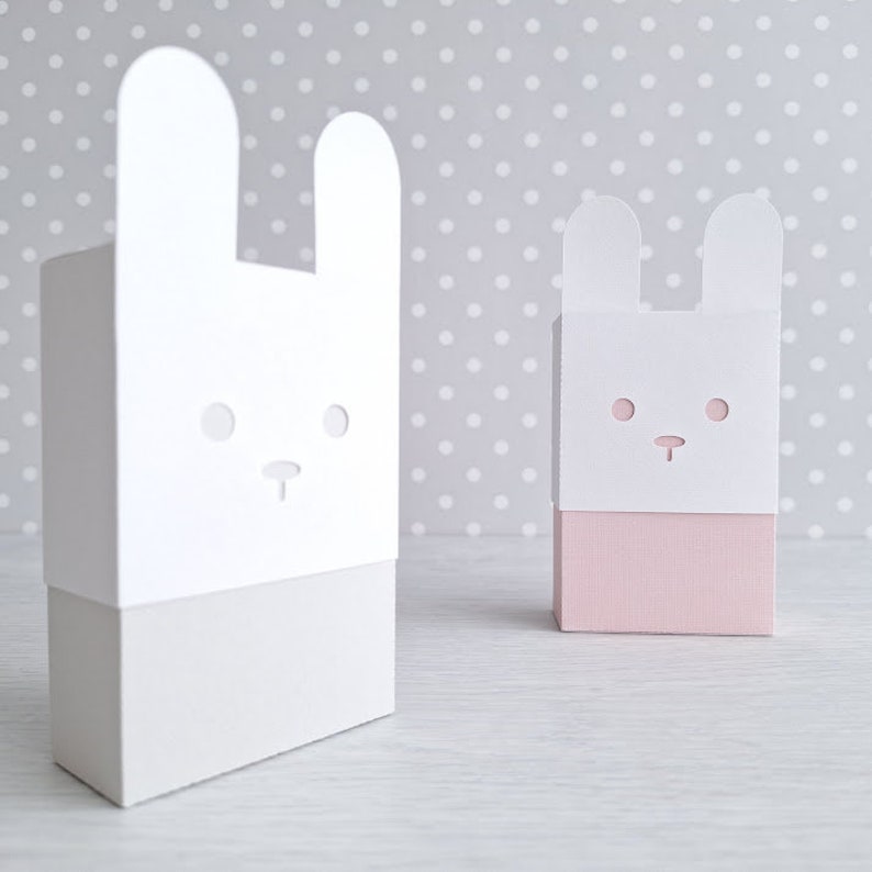 Bunny Rabbit Treat Box / Paper Container / Treat Box / Pet Gifts / DIY ...