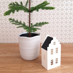 Set of Three Dutch Houses Christmas Village / DIY Tea Light/ Paper ...