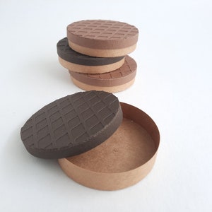 Chocolate Cookie Boxes SVG Cut File / Wedding Favour / DIY Treat Box ...