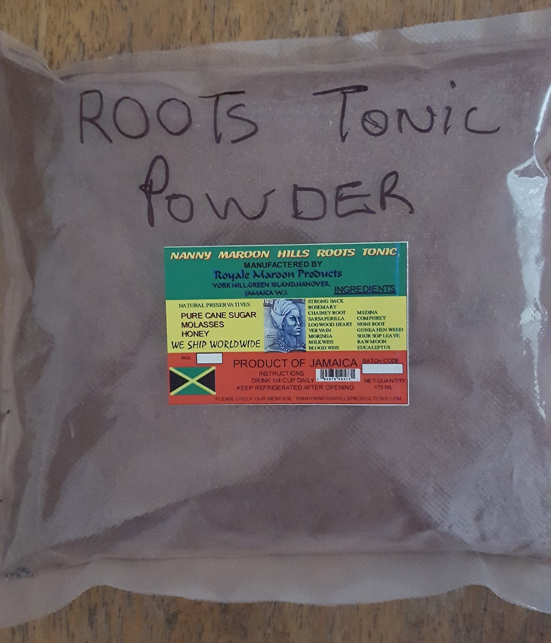 Organic Herbal Tonic Powder. Jamaica is Suspending Shipping Packages to ...