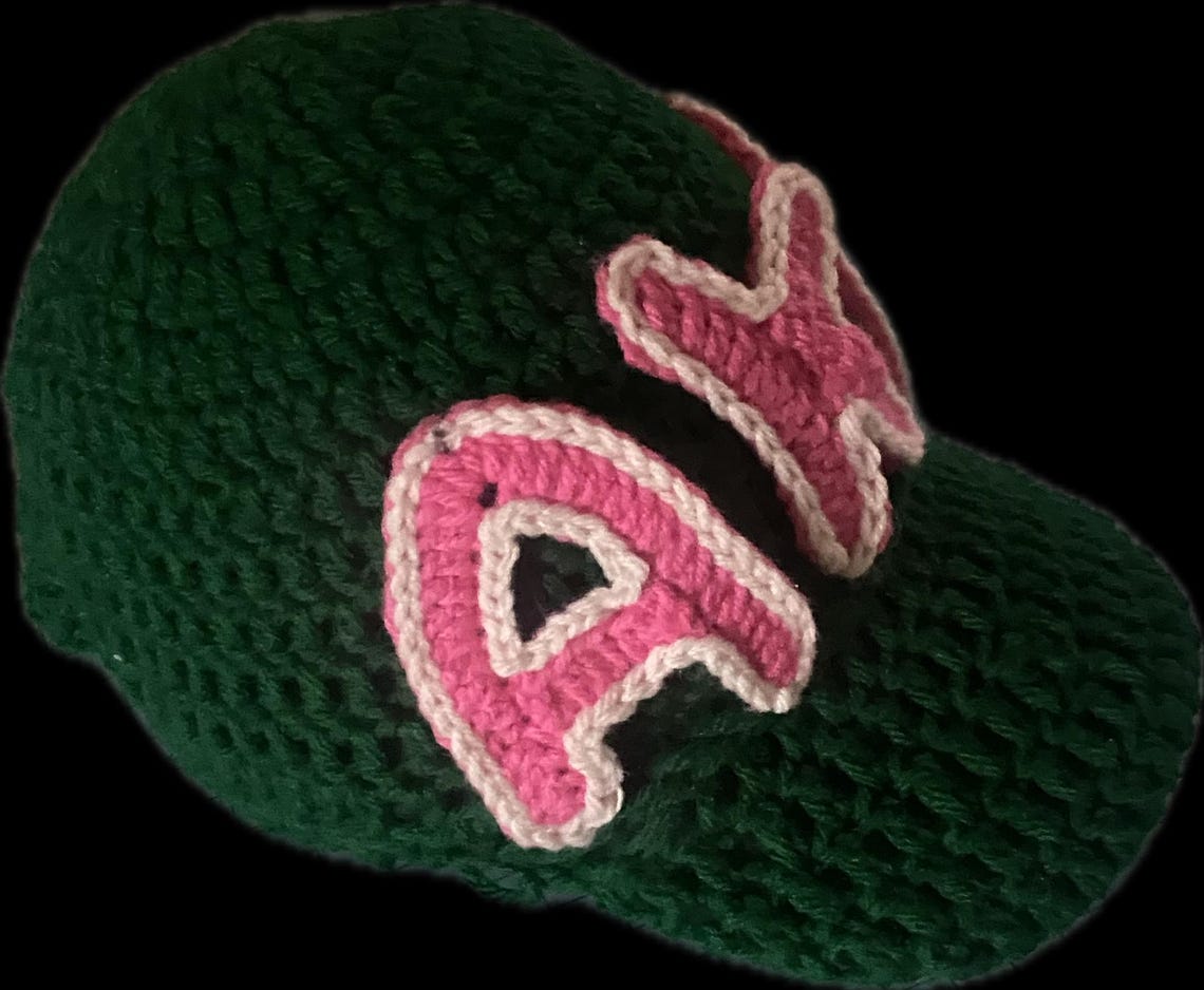 AKA Crochet Baseball Cap - Etsy