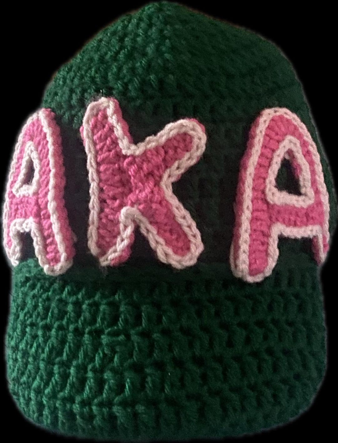 AKA Crochet Baseball Cap - Etsy