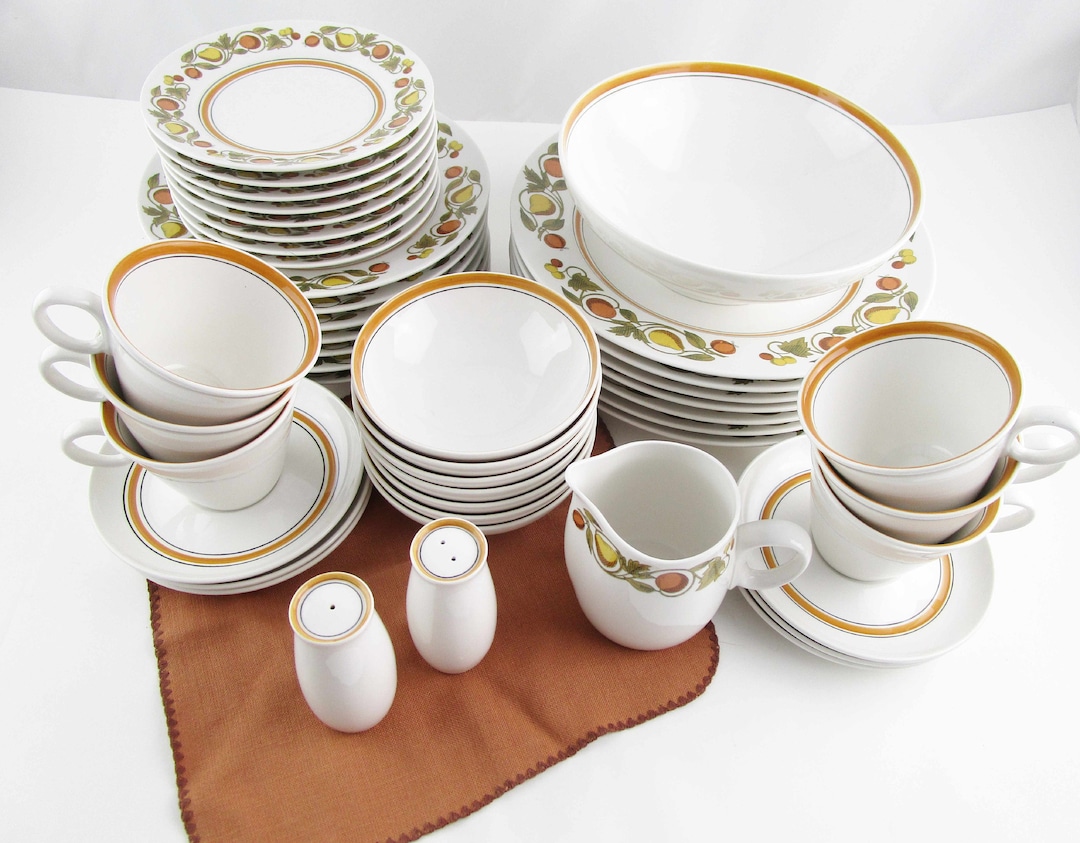 Franciscan 'pickwick' Dinnerware: White Stoneware With Fruit Vine ...