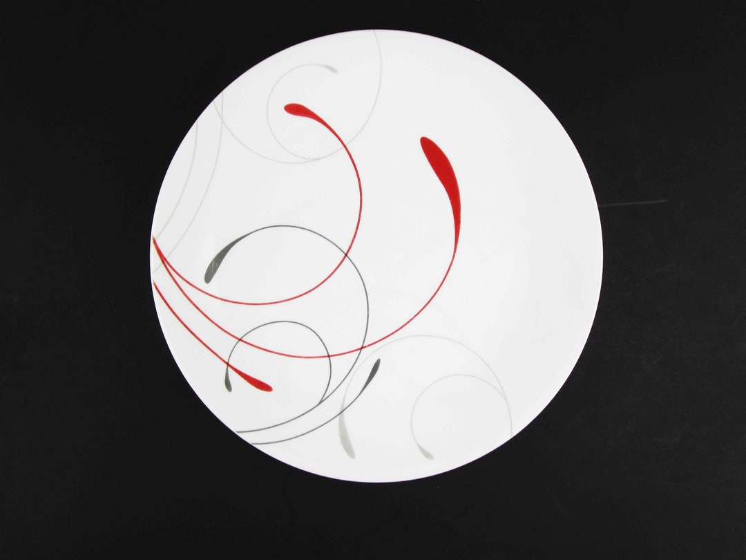 Retro Corelle Dinner Plates - 'splendor' Pattern - Break Resistant ...