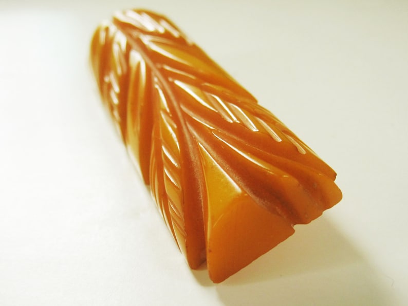 Bakelite Richly Colored Gloss Finish Butterscotch Bakelite | Etsy