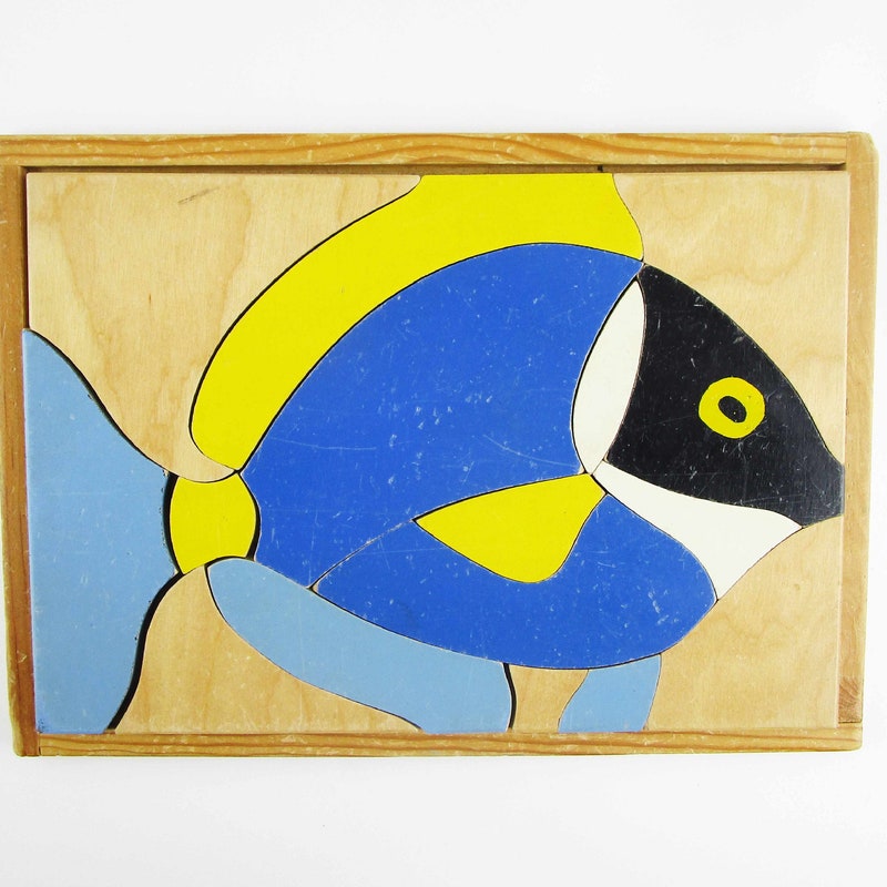 Wood Fish Puzzle - Etsy