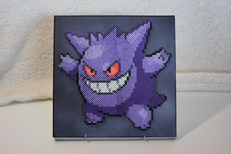 Gengar Perler Bead Canvas - Etsy
