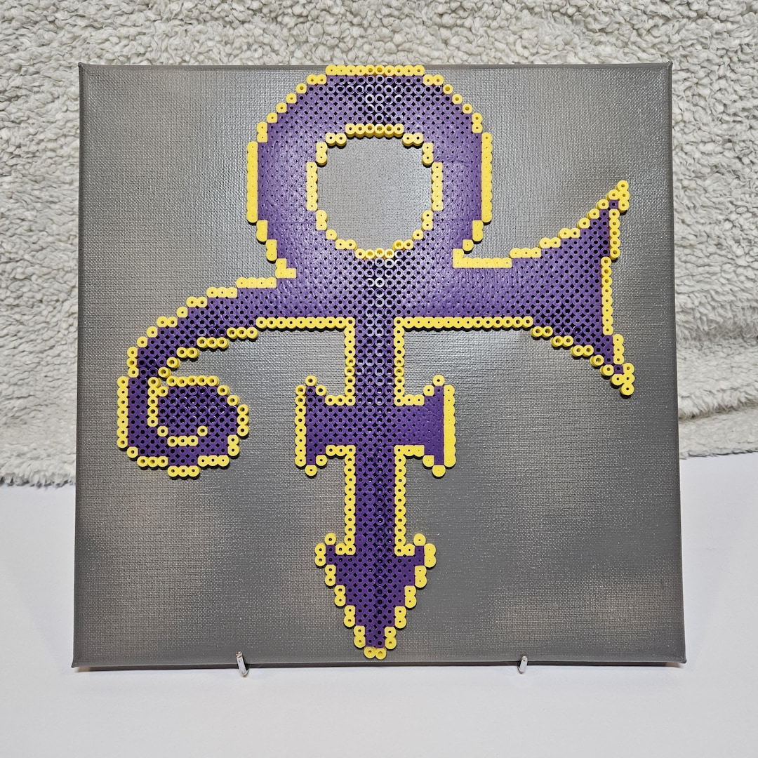 Prince Symbol Perler Bead Canvas - Etsy